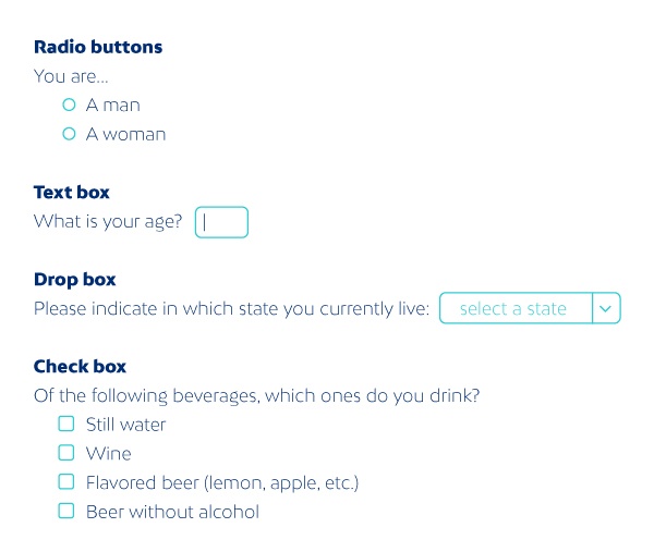How and when to use drop-box type scales in surveys